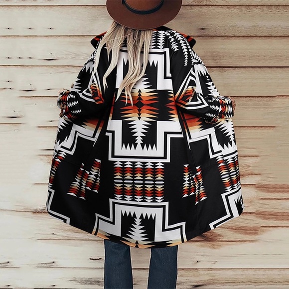 Lena Vie Boutique | Jackets & Coats | Native Boho Tribal Aztec Luxe ...